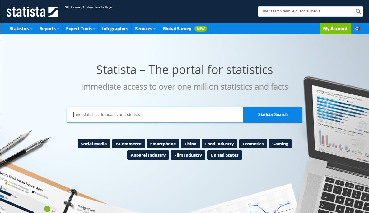 New Resource: Statista!