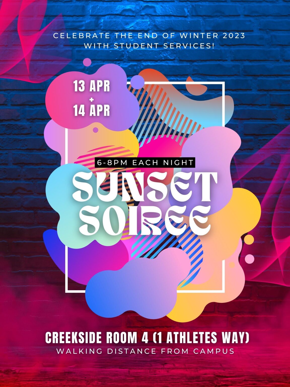 Sunset Soirée - Friday, April 14